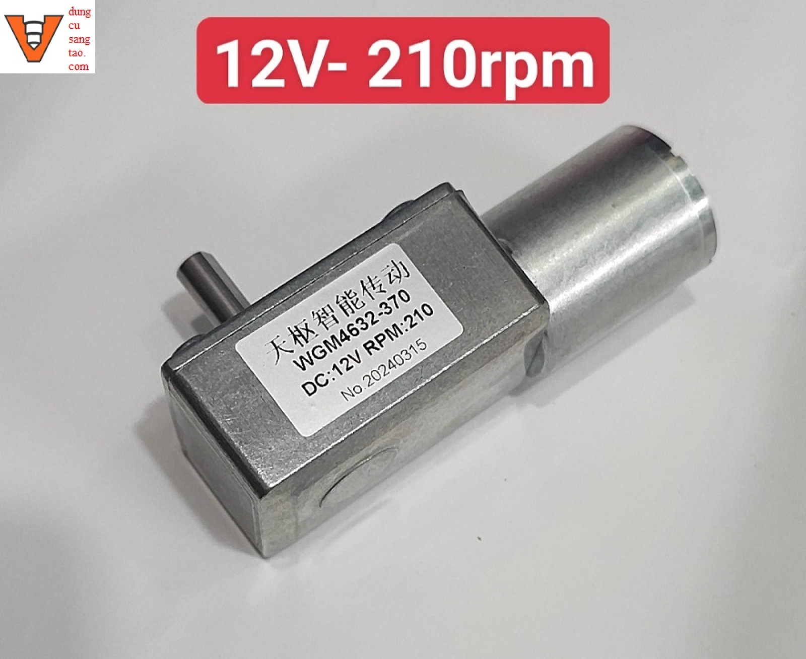Động cơ giảm tốc JGY370 DC bánh răng tự khóa mô-men xoắn cao motor hộp số 6V 210rpm / 12V 210rpm ...