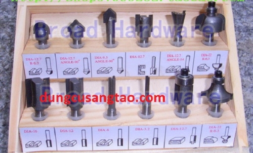 Dao phay gỗ - Router trục 6.35mm