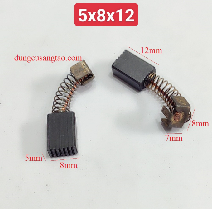 Chổi than thay thế cho động cơ, chổi than sửa motor máy khoan, máy cắt ...