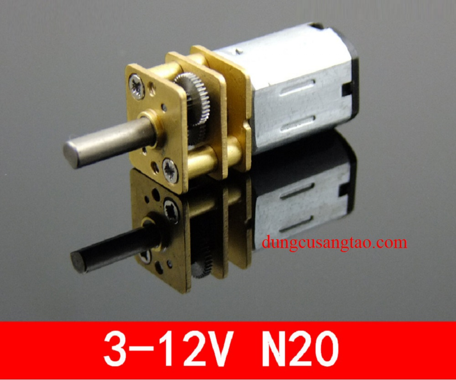 Motor hộp số mini JGA12-N20 3-12V 150 vòng/phút - 300 vòng/phút / Động ...