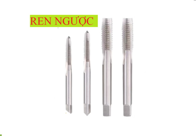 Mũi taro ren ngược, taro ren trong M2 M2.5 M3 M4 M5 M6 bằng thép HSS ...